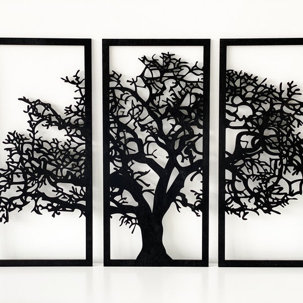 Wooden Trees Decor - Etsy