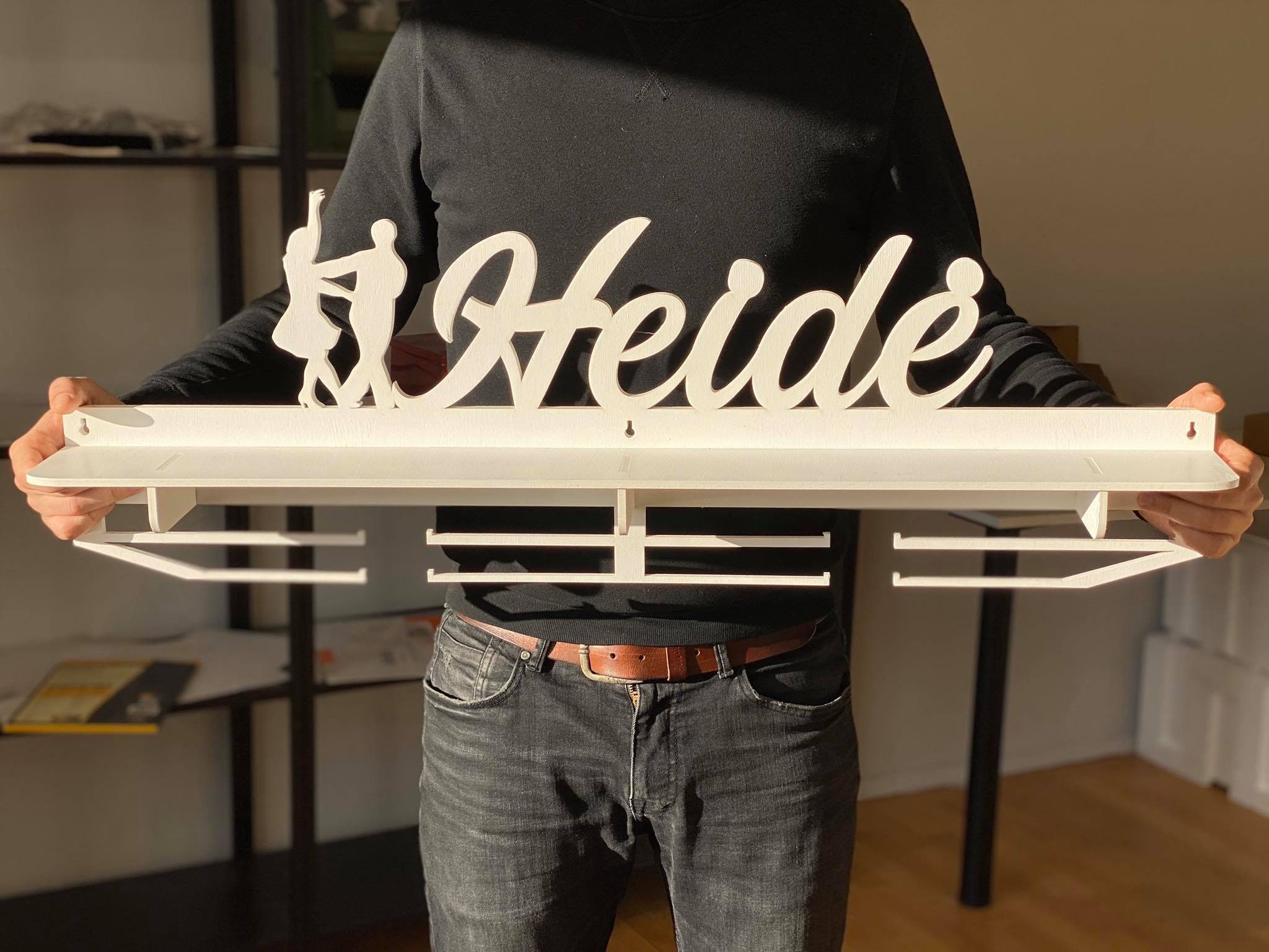 Personalized Namedcustom Handmaded Wooden Medal Hanger | Etsy