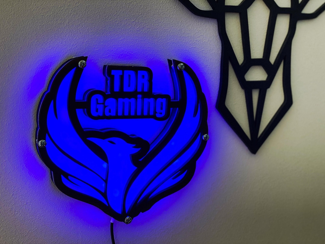 Led Logo Sign, Custom Led Sign, Personalised Wooden Led Logo Sign ...