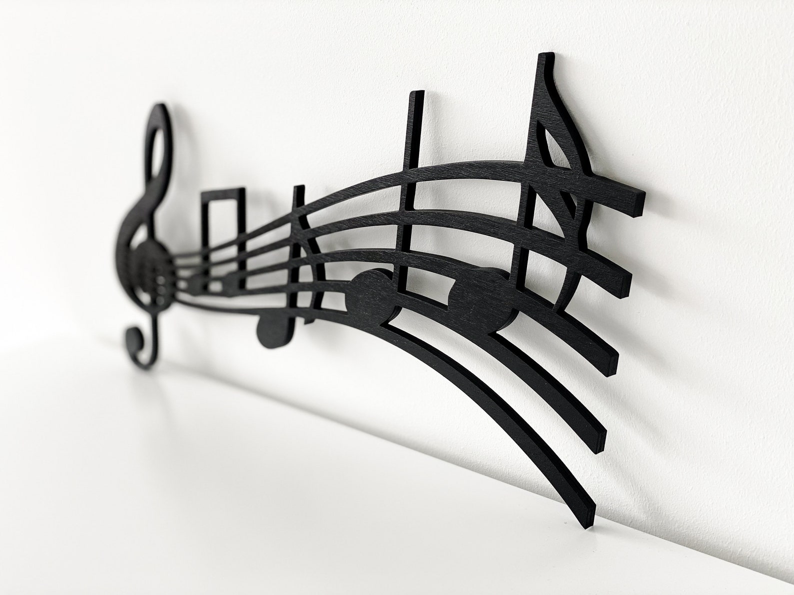 Music Notes Wall Art Wooden Music Notes Music Wall Decor - Etsy