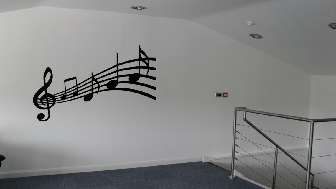 Music Notes Wall Art Wooden Music Notes Music Wall Decor - Etsy