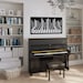 Wooden Piano Keys Wall Art: Music Room Decor - Etsy