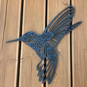 Wooden hummingbird wall decoration simple bird wall hanging | Etsy