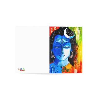 Lord Shiva Greeting Card Greeting Cards Indian Greeting Card Hindu ...
