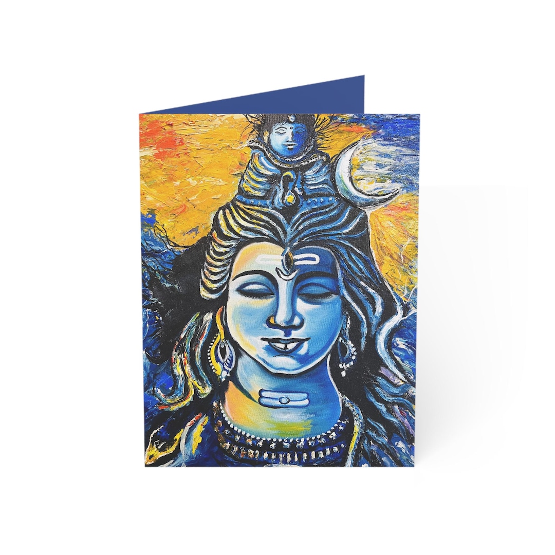 Lord Shiva Greeting Cards, Spiritual Invitation, Pooja Cards, Religious ...