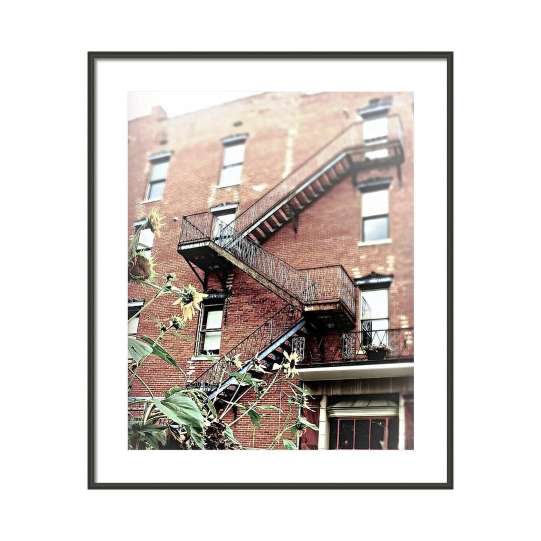 Illinois Photography, Fire Escape Photography, Midwest Photography, Red ...