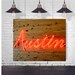 Austin Texas Photography, Austin Neon Sign, Red Neon Sign Art, Austin ...