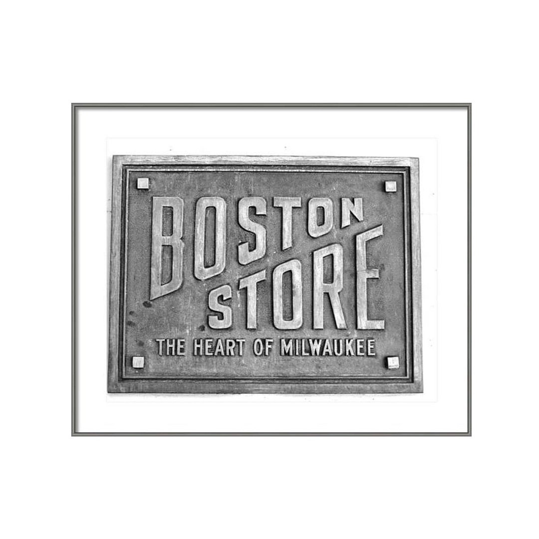 Wisconsin Photography, Boston Store Sign Art, Wisconsin Wall Art ...