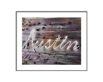 Austin Texas Neon Sign - Etsy