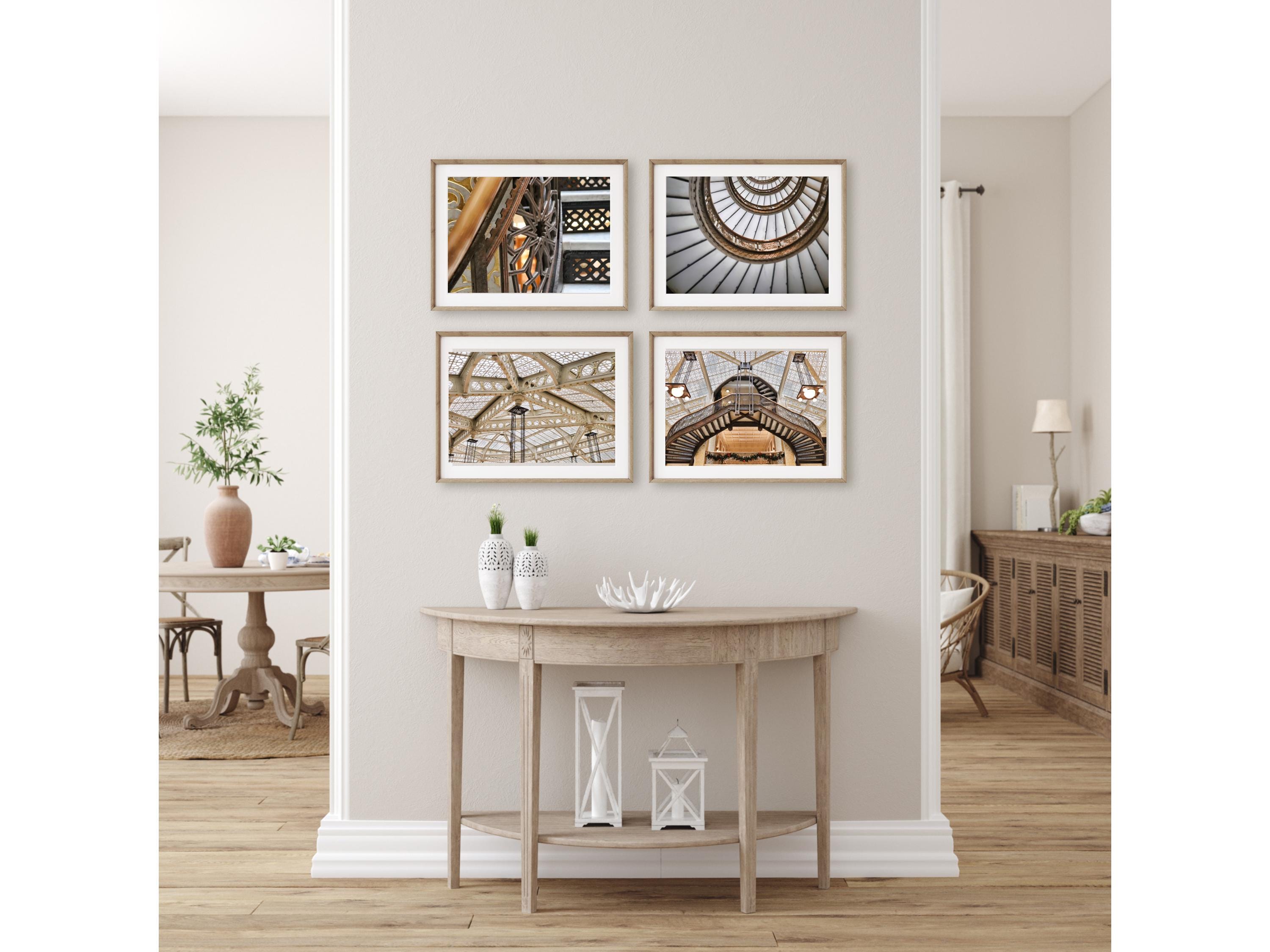 Frank Lloyd Wright Print Set: Chicago Rookery Photography (set of Four ...