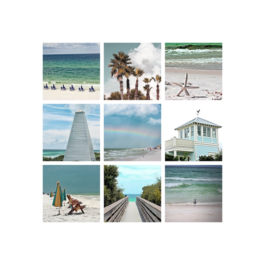 30A Gulf Coast Florida Prints Seaside Florida Art 30A - Etsy