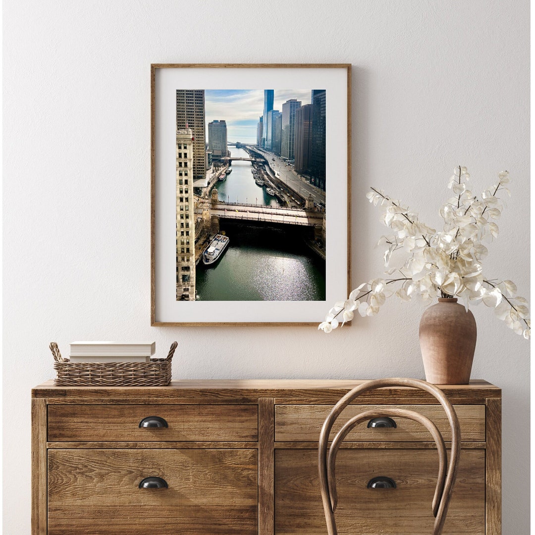 Chicago River Photo Print: Chicago Wall Art - Etsy