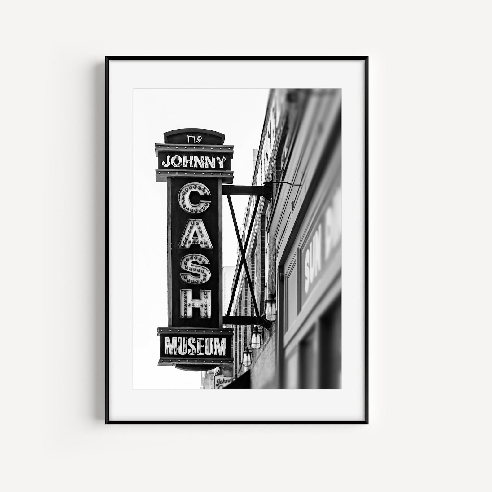 Nashville Print, Johnny Cash Museum, Nashville Wall Art, Country Music ...