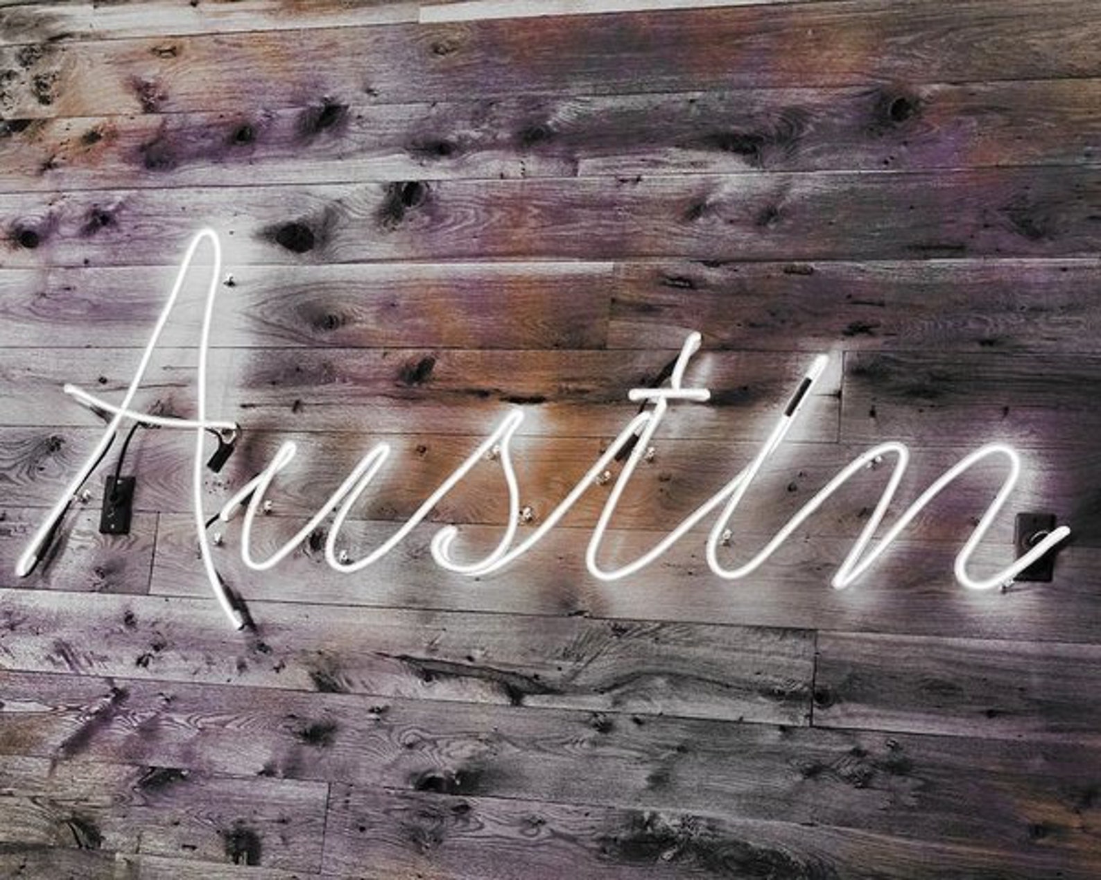 Austin Texas Wall Art: Neon Sign Photography Print - Etsy