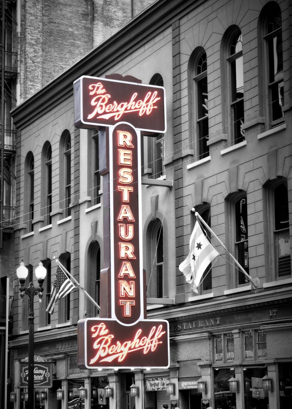 Chicago Photography: the Berghoff German Restaurant Architecture Print ...