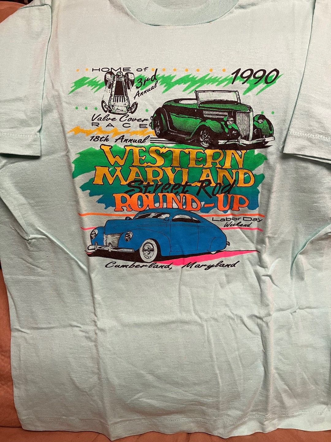 Vintage 1990 Street Rod Round-up T Shirt - Etsy