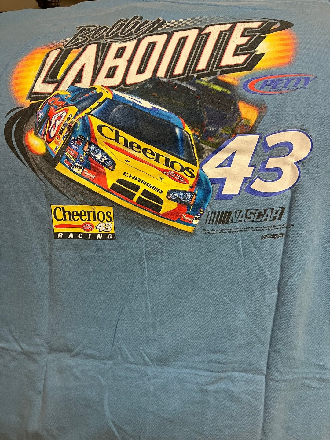 Vintage Bobby Labonte Petty Enterprises NASCAR T Shirt - Etsy