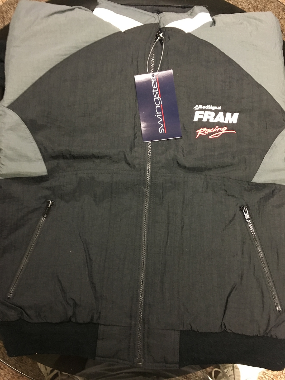 Vintage 1990s Fram Racing Winter Jacket - Etsy