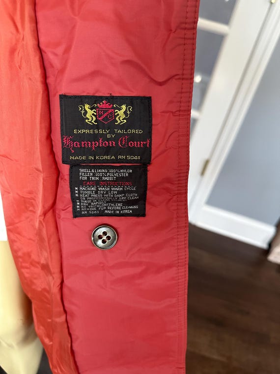 Vintage Hampton Court * Ladies Belted Puffer Jacket *… - Gem