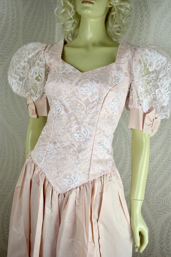 NOS Alfred Angelou Sample Dress * Vintage 80s * Pink … - Gem