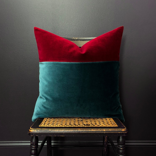 Colorblock Pillow - Etsy