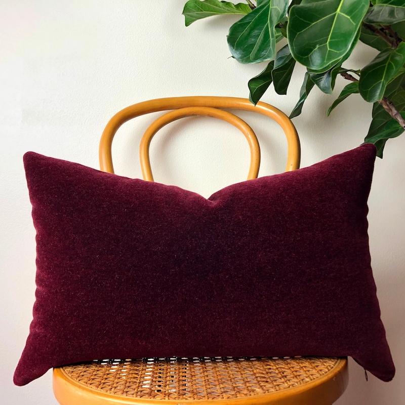 Maroon Pillows - Etsy