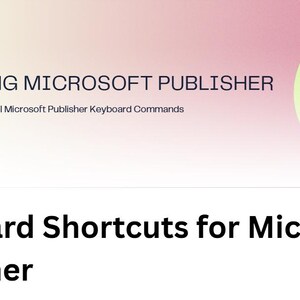 Windows 11 and Publisher Keyboard Shortcuts, Tips & Tricks PDF Digital ...