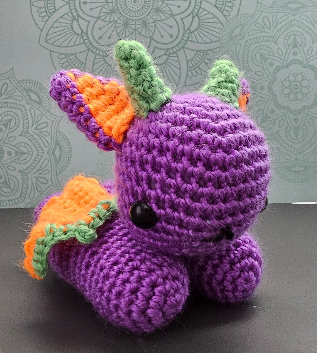 Purple Cat Dragon Plush - Etsy