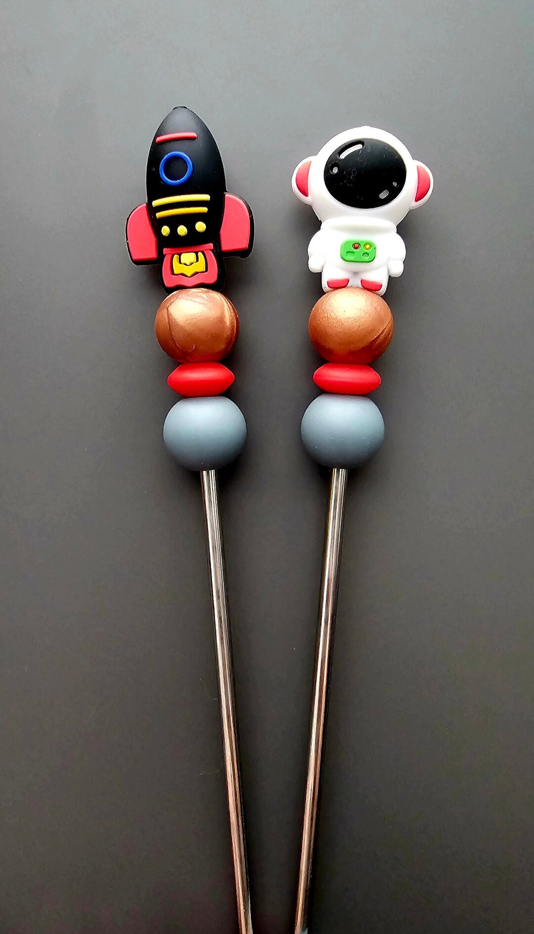 Rocket and Astronaut Sewing Sticks - Etsy