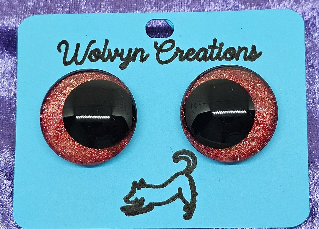 Fine Glitter Safety Eyes Etsy