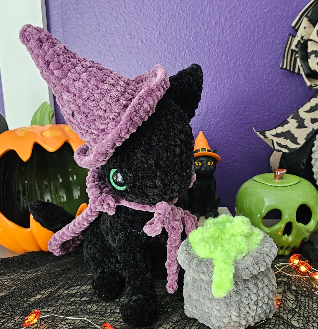 Onyx the Witch Cat Pattern - Etsy