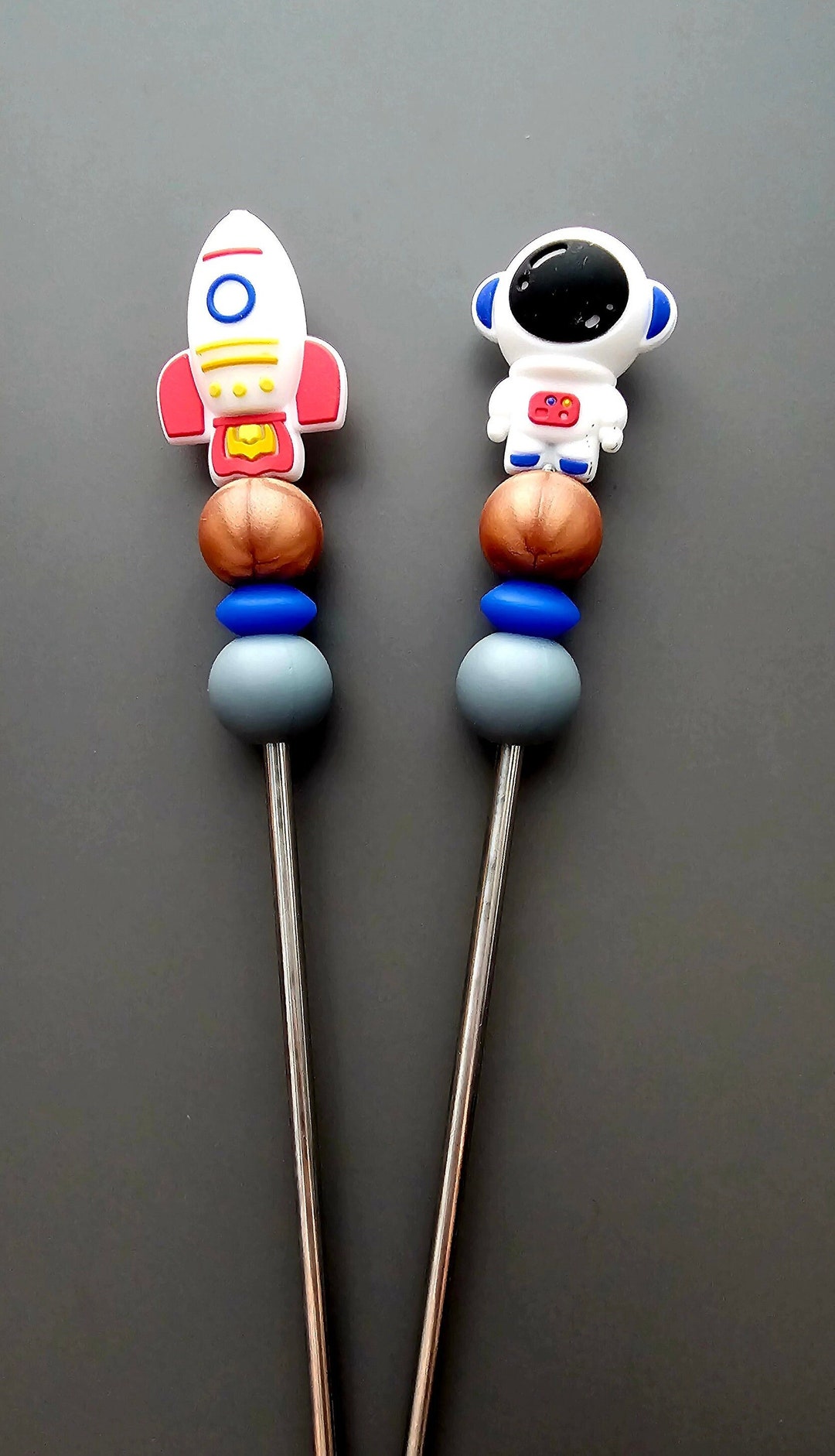 Rocket and Astronaut Sewing Sticks - Etsy