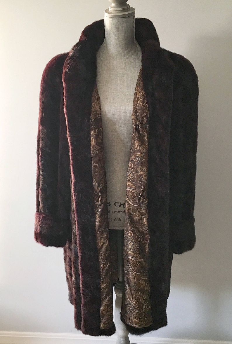 Vintage 70s Safuron Mink Fur Coat - Etsy