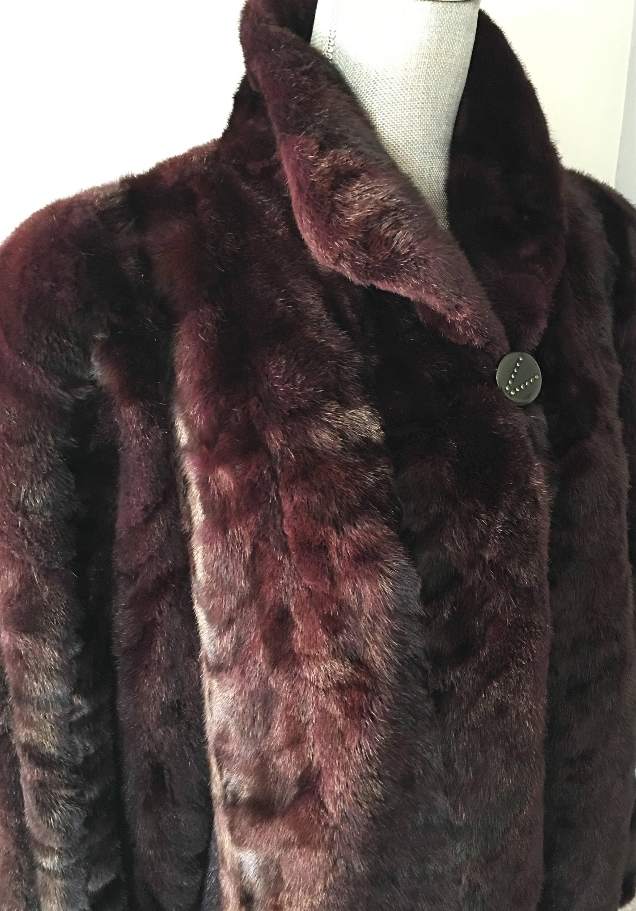 Vintage 70s Safuron Mink Fur Coat - Etsy