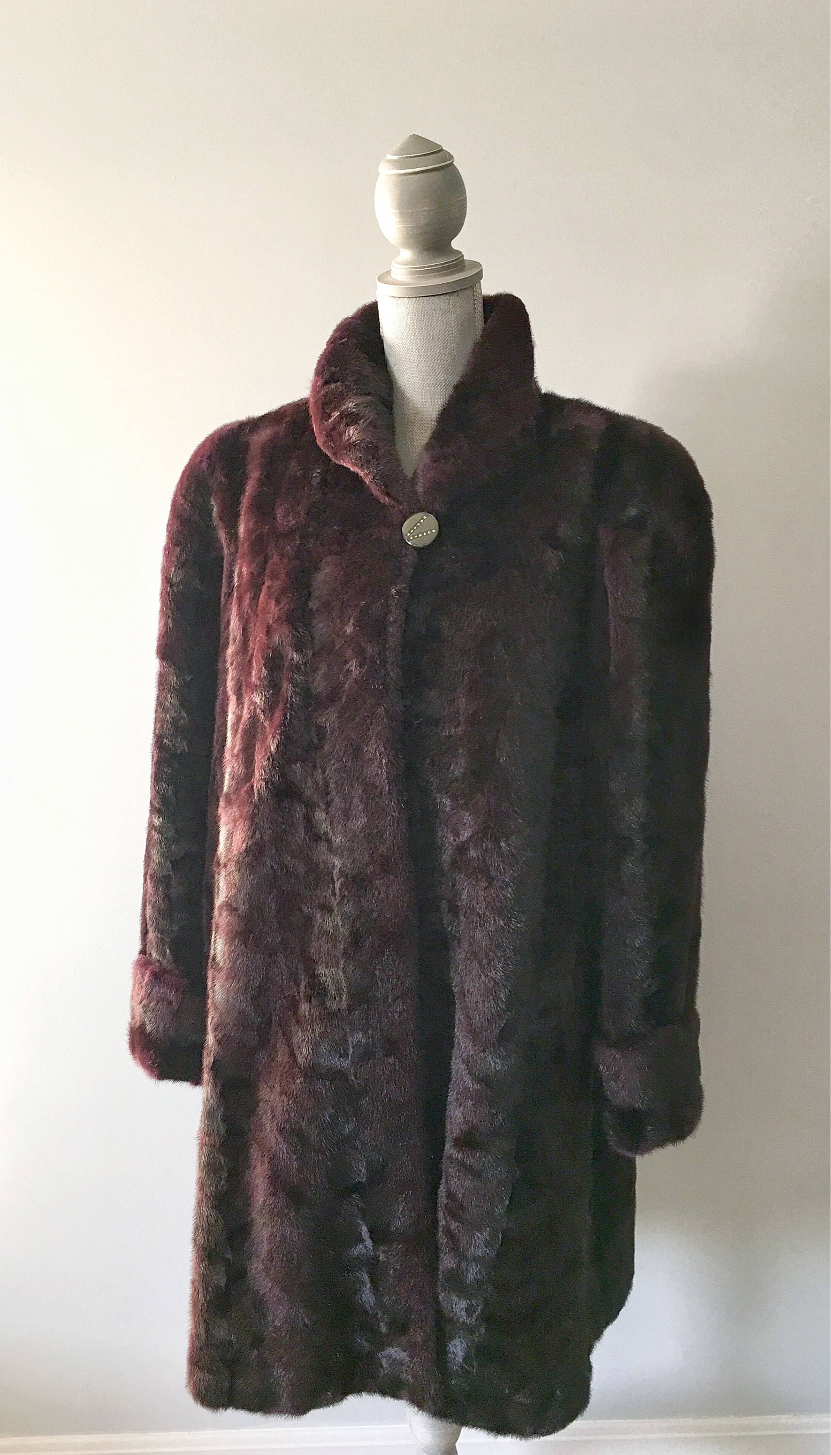 Vintage 70s Safuron Mink Fur Coat - Etsy