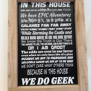We Do Geek Sign | Etsy
