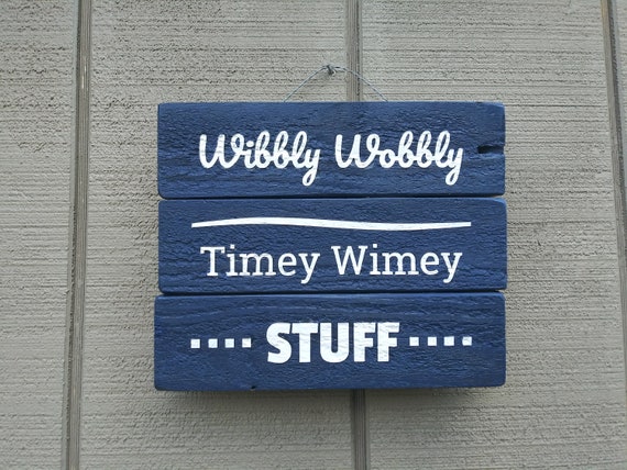 Wibbly Wobbly Timey Wimey Stuff Wallpaper