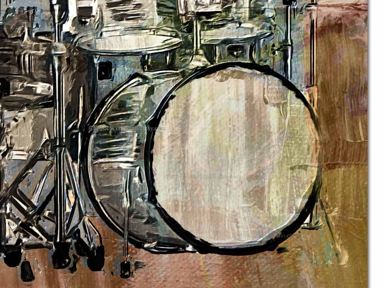 Drums Drummer Ts Drum Set Drum Prints Drum Art Rock N Etsy