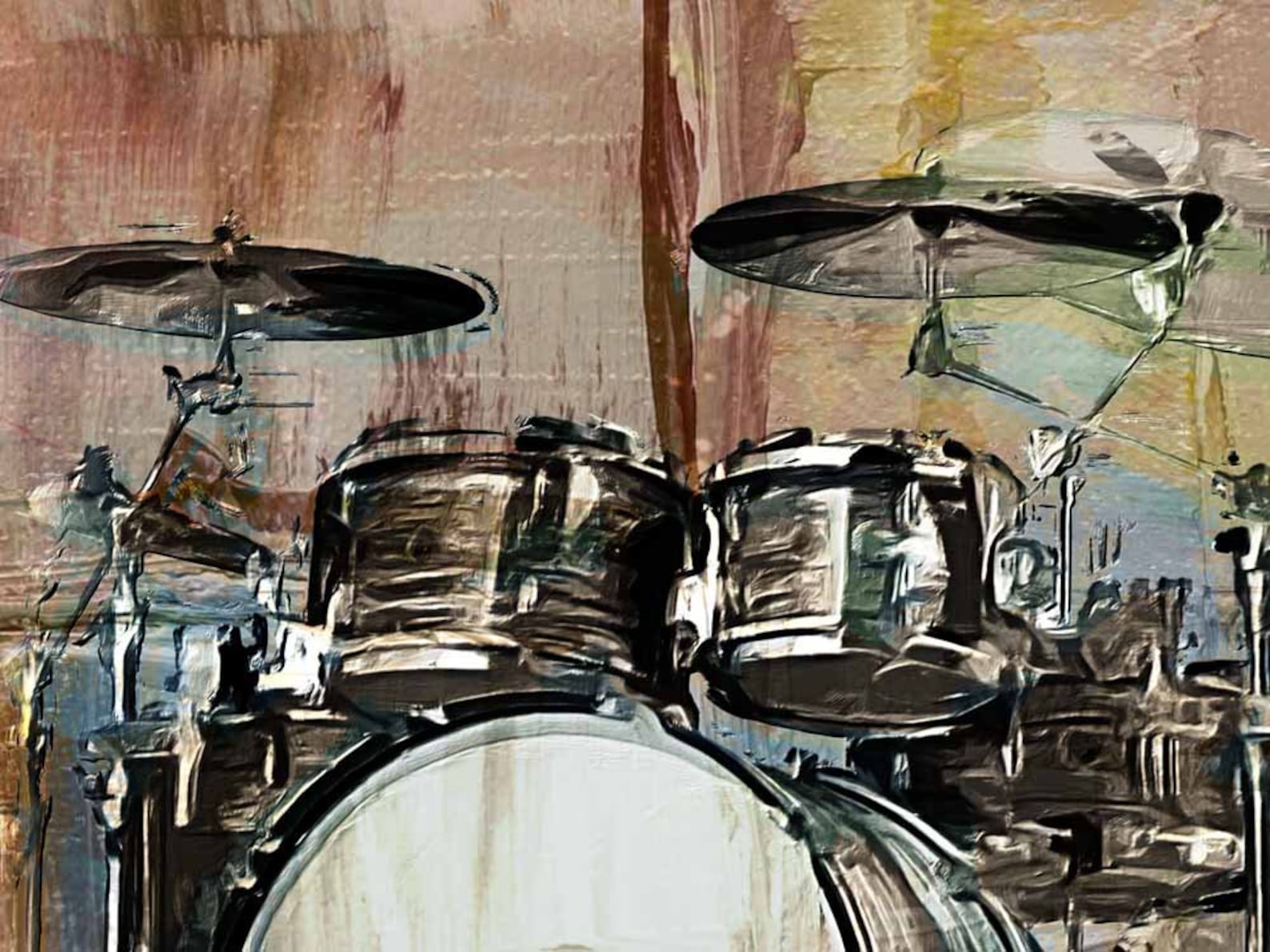 Drums Drummer Ts Drum Set Drum Prints Drum Art Rock N Etsy