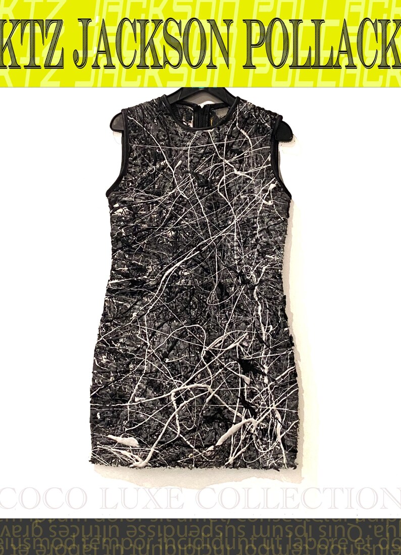 KTZ JACKSON POLLOCK Dress - Etsy