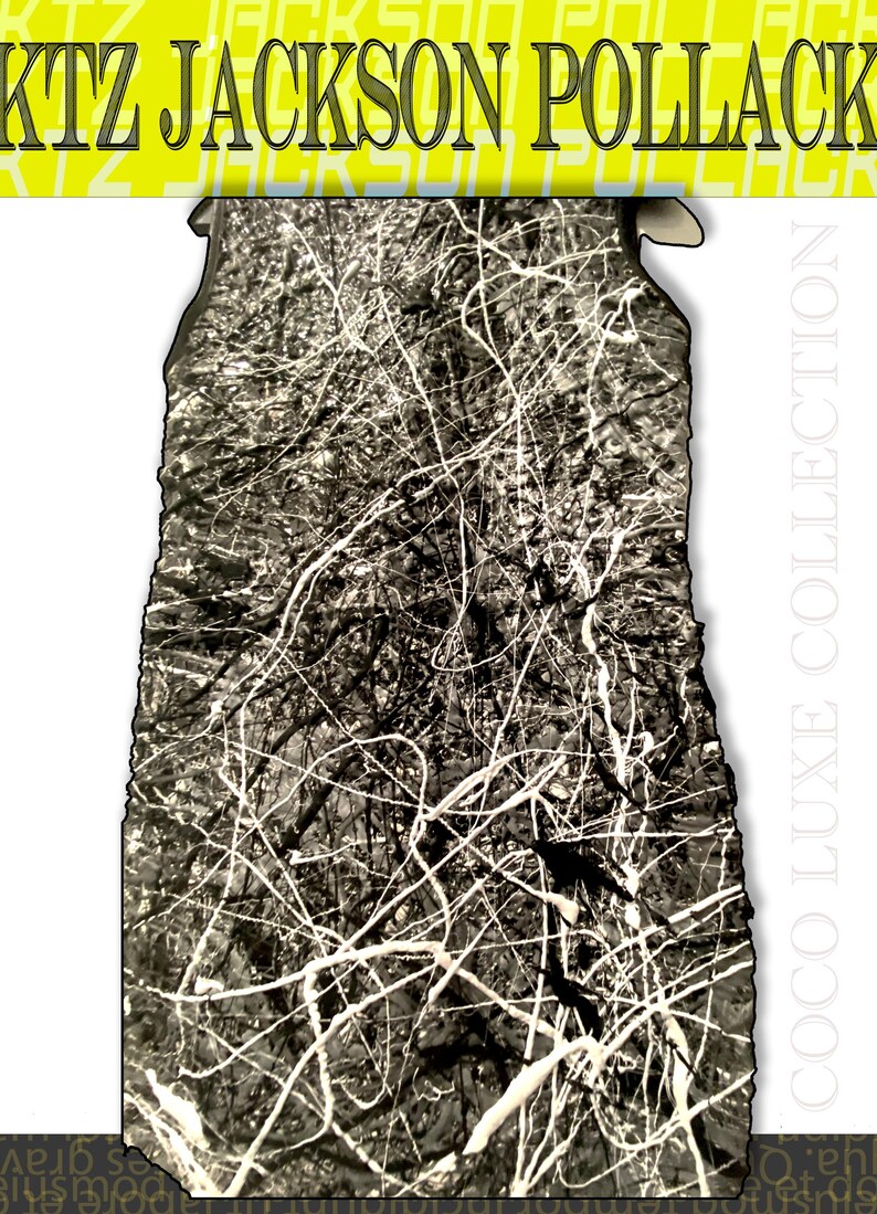 KTZ JACKSON POLLOCK Dress - Etsy