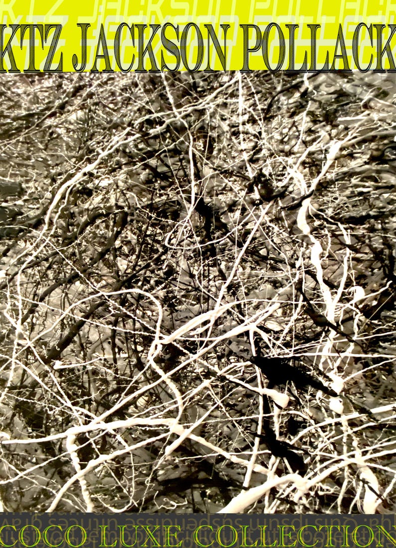 KTZ JACKSON POLLOCK Dress - Etsy