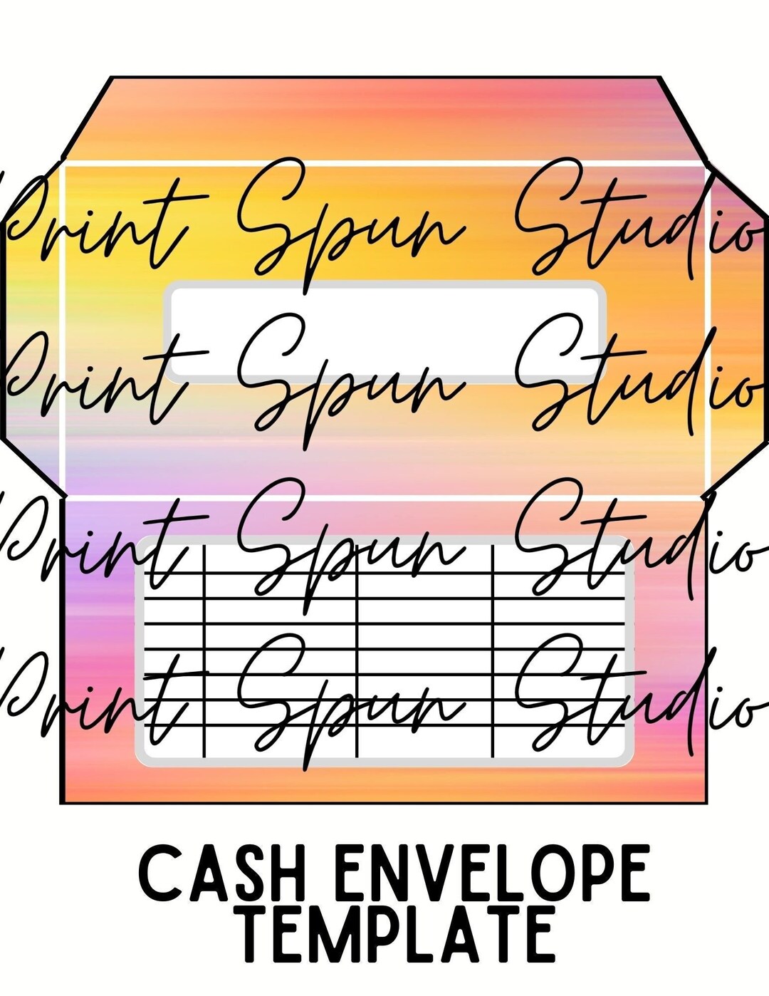 Printable Cash Envelope Template Printable Budgeting - Etsy