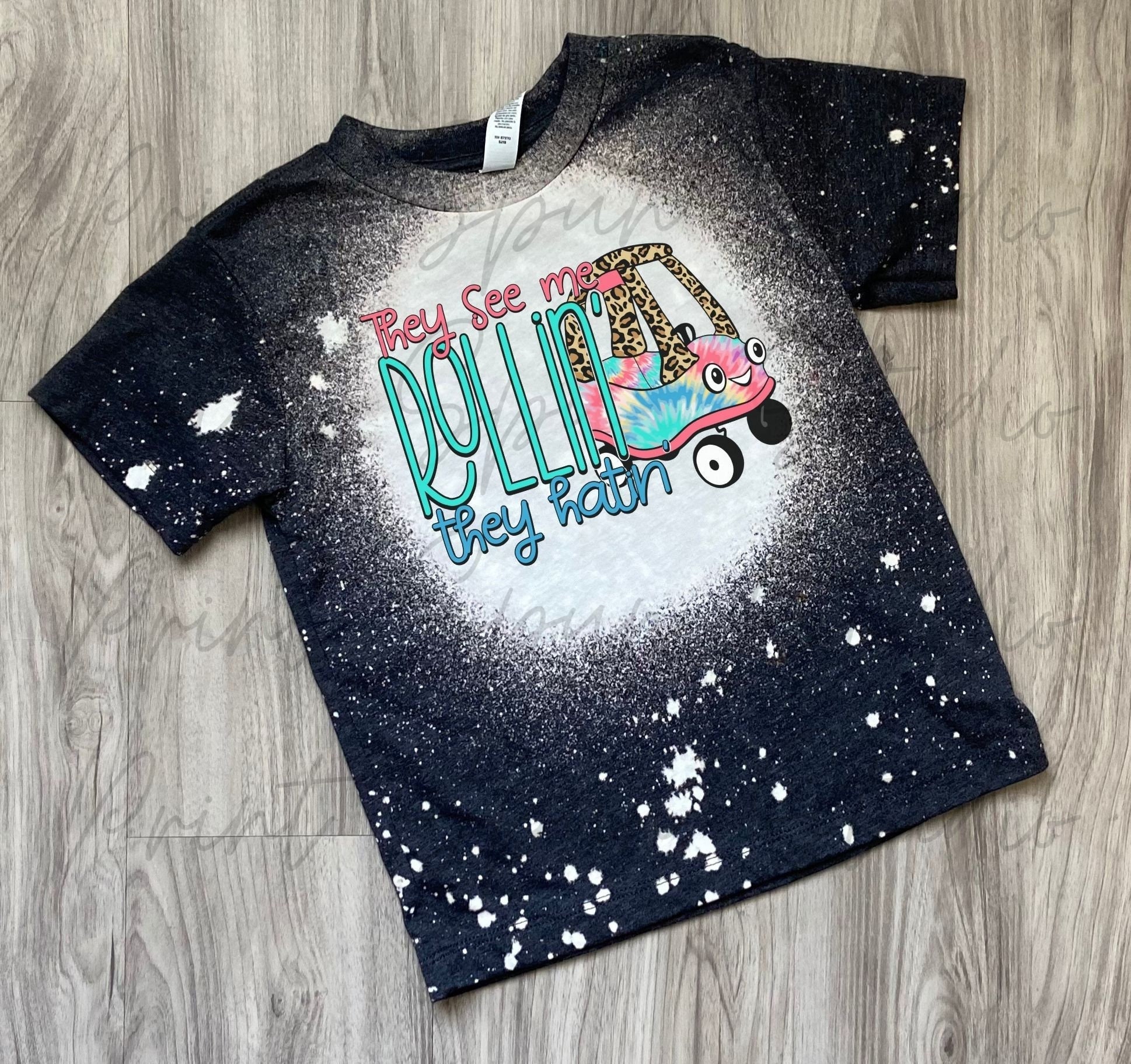 Kid Rollin' Hatin' Bleached Shirt Child Bleached - Etsy