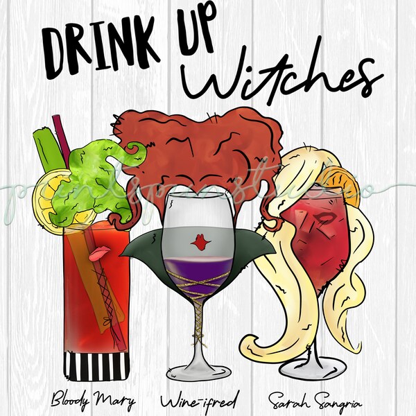 Drink up Witches - Etsy