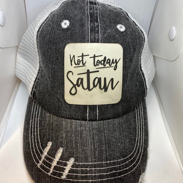 Not Today Satan Hat - Etsy