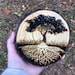 Wood Burned Tree of Life Pyrography Wall Art Gift Live Edge Wood Slice ...