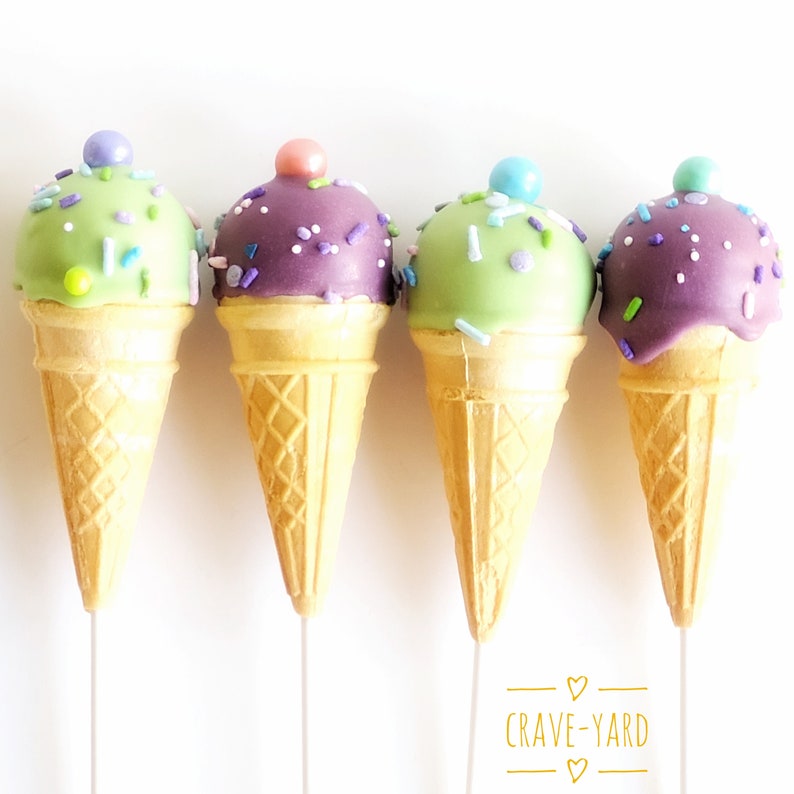 Cake Pops Ice Cream Cone Cake Pops - Etsy