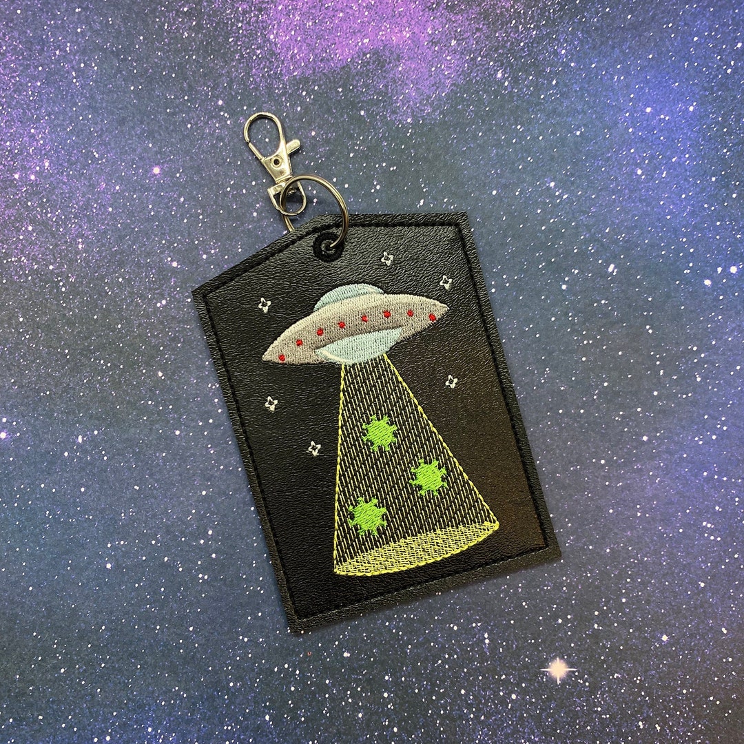 Vaccination Card Holder UFO Alien Abduction for - Etsy