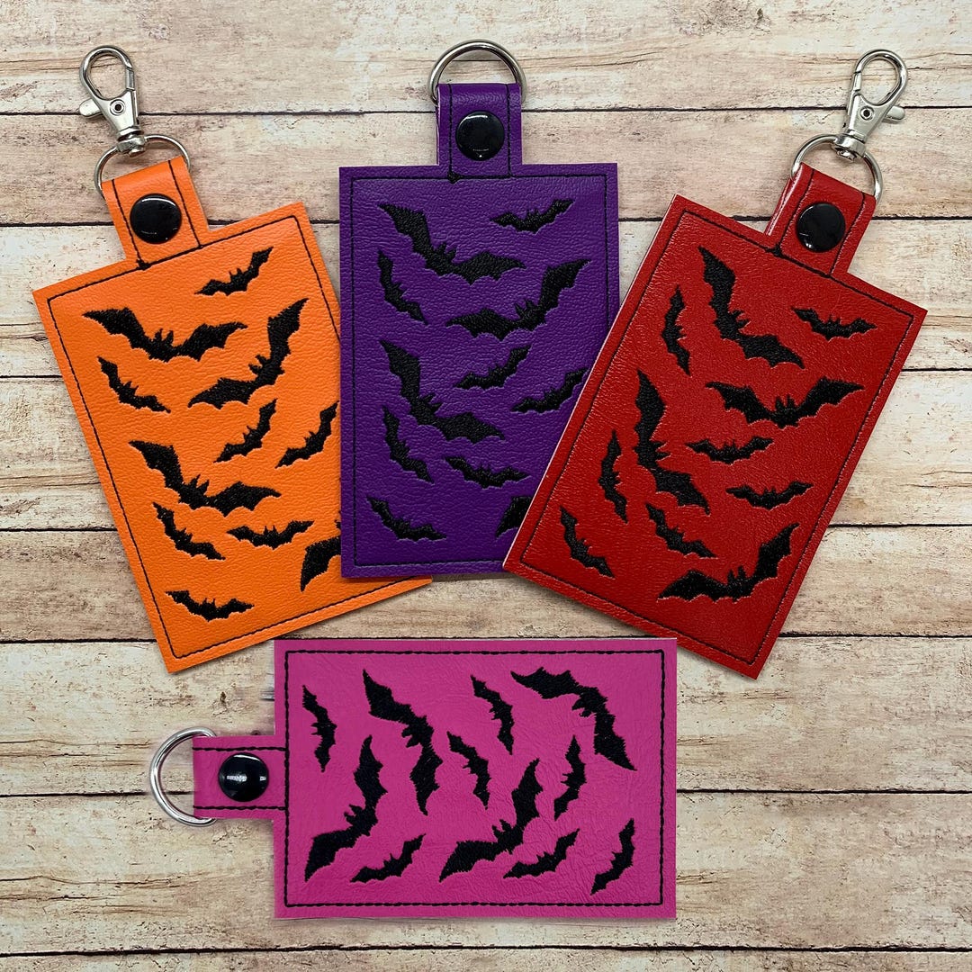 Flying Bats ID Holder, Badge Holder, ID Card Holder, Available in 4 ...
